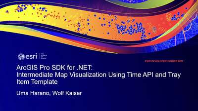 ArcGIS Pro SDK for .NET: Intermediate Map Visualization Using Time API ...