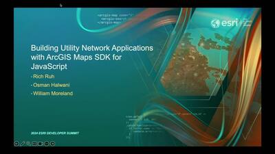 Building Utility Network Applications with ArcGIS Maps SDK for ...