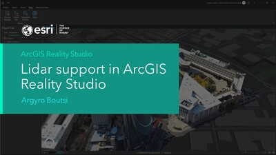 Lidar support in ArcGIS Reality Studio - Esri Videos: GIS, Events ...