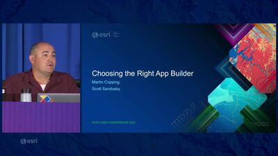 Web Apps: Choosing the Right App Builder - Esri Videos: GIS, Events, ArcGIS Products & Industries