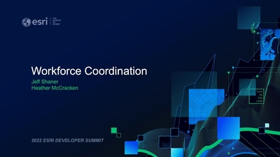 ArcGIS Field Maps: Workforce Coordination - Esri Videos: GIS, Events ...