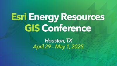 2025 Esri Energy Resources GIS Conference - Registration Promo - Esri ...