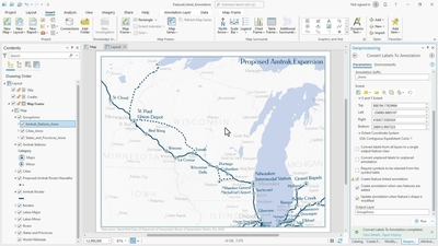 Feature-linked annotation in ArcGIS Pro - Esri Videos: GIS, Events, ArcGIS Products & Industries