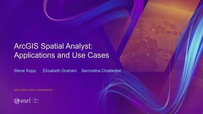 Spatial Analyst: Applications and Use Cases - Esri Videos: GIS, Events ...