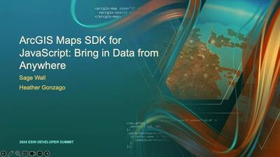 ArcGIS Maps SDK for JavaScript: Bring in Data from Anywhere - Esri ...