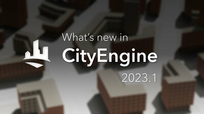 What's new in ArcGIS CityEngine 2023.1 - Esri Videos: GIS, Events ...
