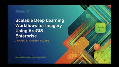 Scalable Deep Learning Workflows for Imagery Using ArcGIS Enterprise ...