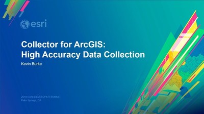 Collector for ArcGIS: High Accuracy Data Collection - Esri Videos: GIS ...