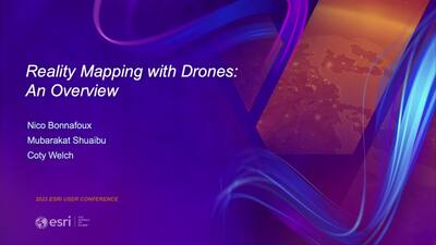 Reality Mapping with Drones: An Overview - Esri Videos: GIS, Events ...