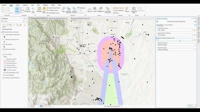 Use the Analyze Runway Obstacles Tool in ArcGIS Pro - Esri Videos: GIS, Events, ArcGIS Products ...