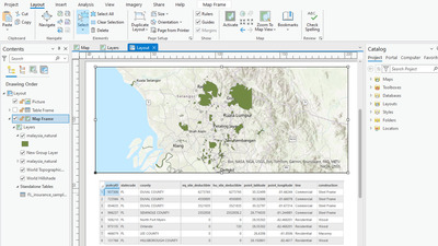 Add an Excel Table to an ArcGIS Pro Layout - Esri Videos: GIS, Events ...