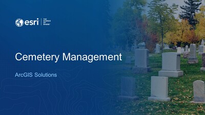 Cemetery Management - Esri Videos: GIS, Events, ArcGIS Products ...