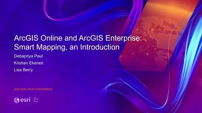 ArcGIS Online and ArcGIS Enterprise: Smart Mapping, an Introduction ...
