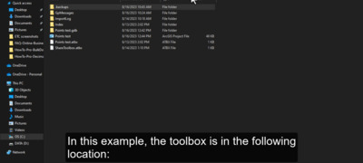 How To: Share an ArcGIS Pro Toolbox - Esri Videos: GIS, Events, ArcGIS ...