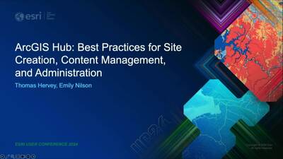 ArcGIS Hub: Best Practices for Site Creation, Content Management, and ...