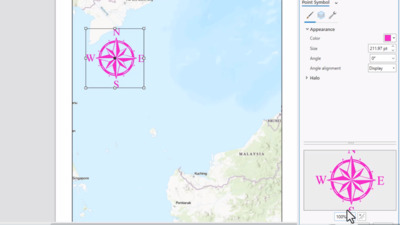 Change the Color of a North Arrow in ArcGIS Pro - Esri Videos: GIS ...