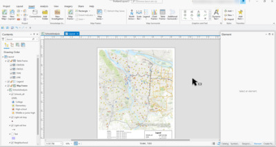 Remove the Border from a Map Frame in a Layout in ArcGIS Pro - Esri ...