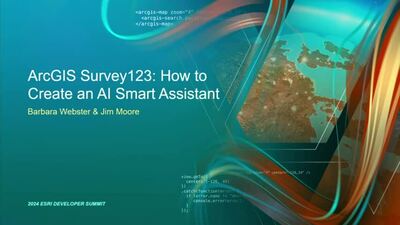 ArcGIS Survey123: How to Create an AI Smart Assistant - Esri Videos ...