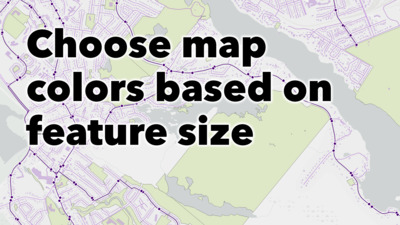 Choose map colors based on feature size - Esri Videos: GIS, Events ...