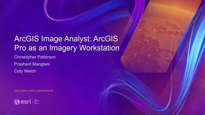 ArcGIS Image Analyst: ArcGIS Pro as an Imagery Workstation - Esri ...
