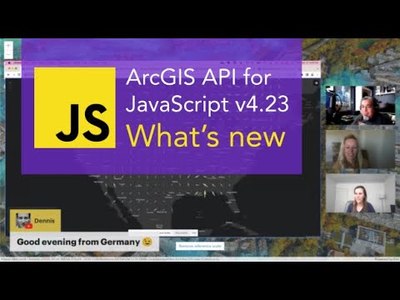 What's New: ArcGIS API for JavaScript v4.23 - Esri Videos: GIS, Events ...