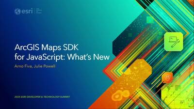 ArcGIS Maps SDK for JavaScript: What’s New - Esri Videos: GIS, Events ...