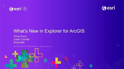 What's New in Explorer for ArcGIS - Esri Videos: GIS, Events, ArcGIS ...
