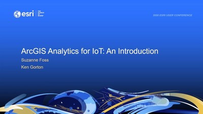 (10791) ArcGIS Analytics for IoT: An Introduction - Esri Videos: GIS ...