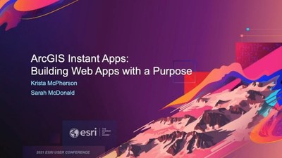 ArcGIS Instant Apps: An Introduction - Esri Videos: GIS, Events, ArcGIS ...