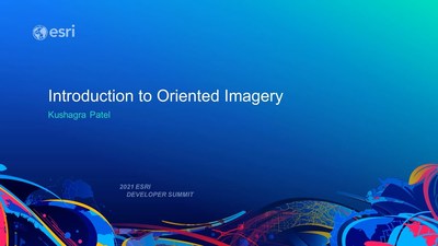 Introduction to Oriented Imagery - Esri Videos: GIS, Events, ArcGIS ...