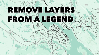 Remove layers from a legend - Esri Videos: GIS, Events, ArcGIS Products & Industries