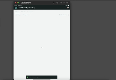 Viewing briefings in portrait mode in the ArcGIS StoryMaps Briefings app - Esri Videos: GIS ...