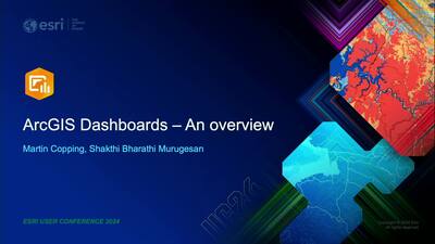 ArcGIS Dashboards: An Overview - Esri Videos: GIS, Events, ArcGIS ...