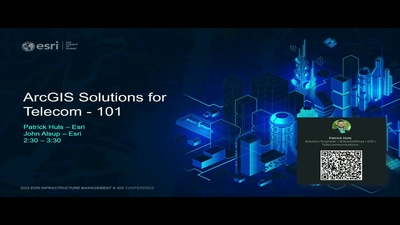 ArcGIS Solutions for Telecom - 101 - Esri Videos: GIS, Events, ArcGIS ...
