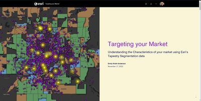Targeting your Market with Esri's Tapestry Segmentation Data - Esri Videos: GIS, Events, ArcGIS ...
