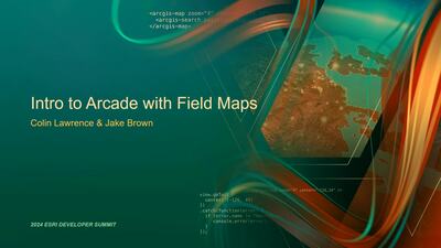 Intro to Arcade with Field Maps - Esri Videos: GIS, Events, ArcGIS ...