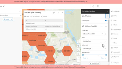 The Number of Decimal Places is Not Reflected in the Label in ArcGIS Online Map Viewer - Esri ...