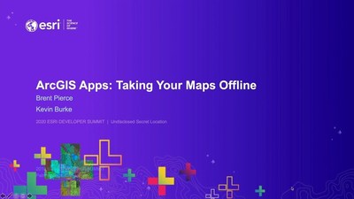 ArcGIS Apps: Taking Your Maps Offline - Esri Videos: GIS, Events ...