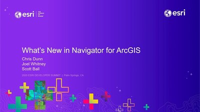 What's New in Navigator for ArcGIS - Esri Videos: GIS, Events, ArcGIS ...