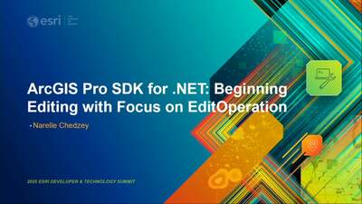 ArcGIS Pro SDK for .NET: Beginning Editing with Focus on EditOperation ...