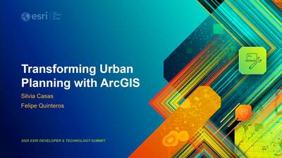 Transforming Urban Planning with ArcGIS - Esri Videos: GIS, Events ...