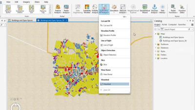The Exploratory 3D Analysis tools are not available in ArcGIS Pro ...