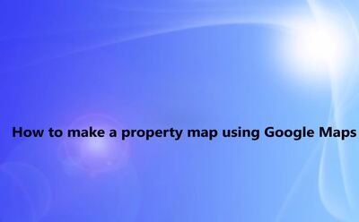 How to Create a Property Map with Google Maps - OSU MediaSpace