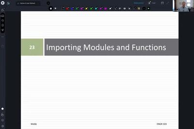 Importing Modules and Functions - OSU MediaSpace