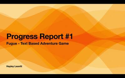 Progress Report 1 - OSU MediaSpace