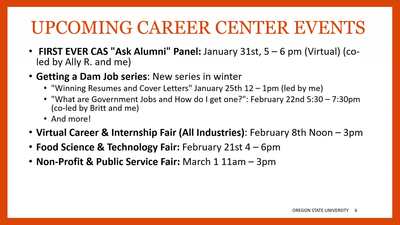 CAS All-Advisor Meeting - OSU MediaSpace