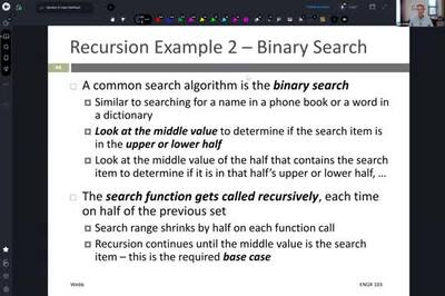 Recursion - Example 2 - OSU MediaSpace