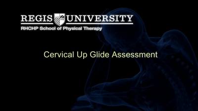 Cervical Upglide Assessment - Regis University MediaSpace