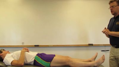 Hip Caudal Distraction Mobilization - Regis University MediaSpace