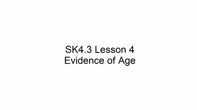 SK4.3 L4 Evidence of Age - Oneida Herkimer Madison BOCES Support Services